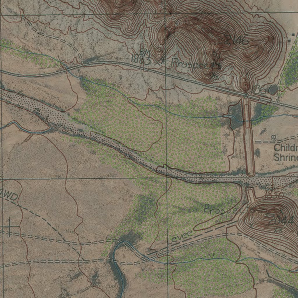 AZ-Santa Rosa: GeoChange 1986-2010 Map by Western Michigan University ...