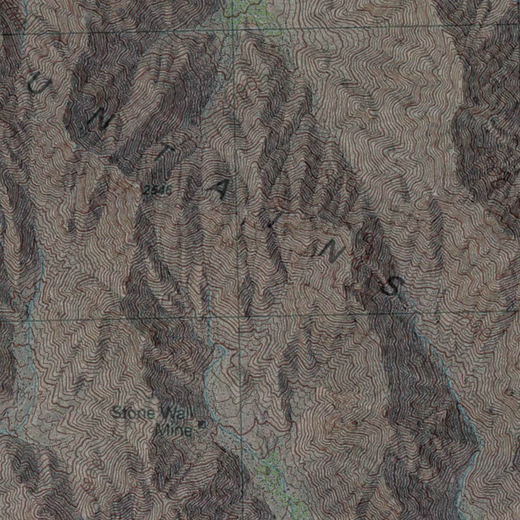 AZ-SON Agua Dulce Mountains: GeoChange 1985-2010 Map by Western ...