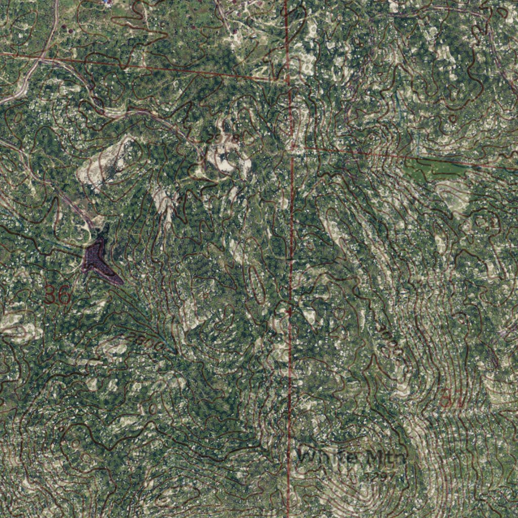CA-Barrett Lake: GeoChange 1954-2012 Map by Western Michigan University ...