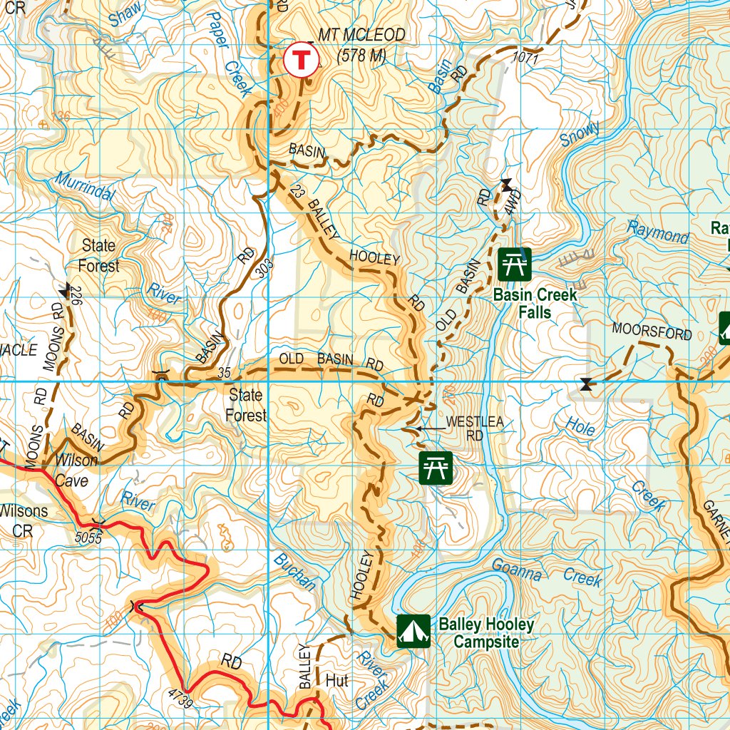 Snowy Wilderness Four-Wheel-Drive Map Ed1 (2010) *Map NOT CURRENT* by ...