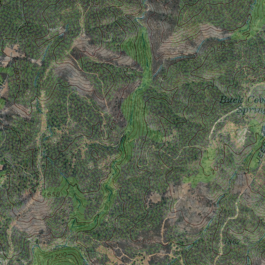 CA-Chimney Canyon: GeoChange 1964-2012 Map by Western Michigan ...