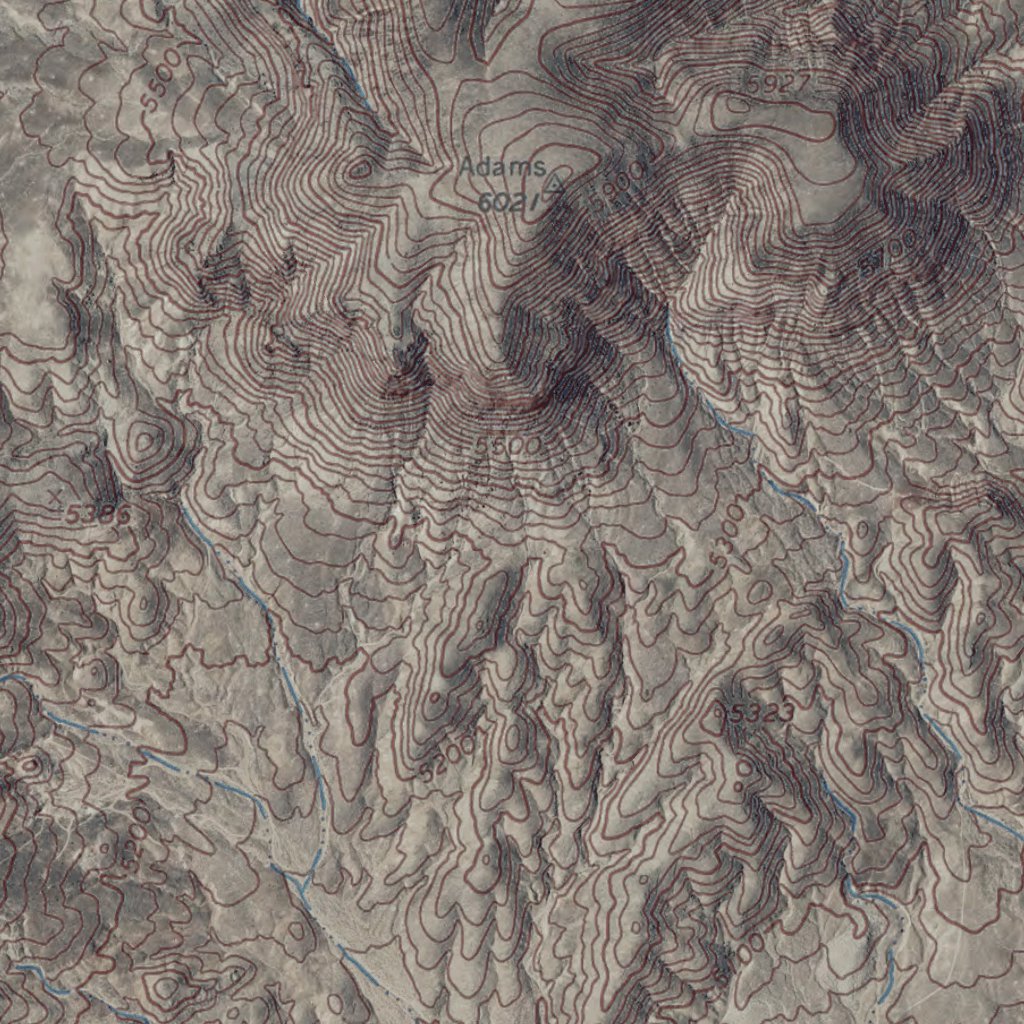 NV-Mount Jackson: GeoChange 1965-2010 Map by Western Michigan ...