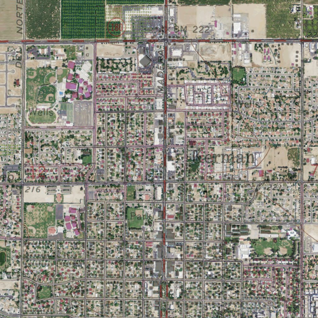 CA-Kerman: GeoChange 1962-2012 Map by Western Michigan University ...