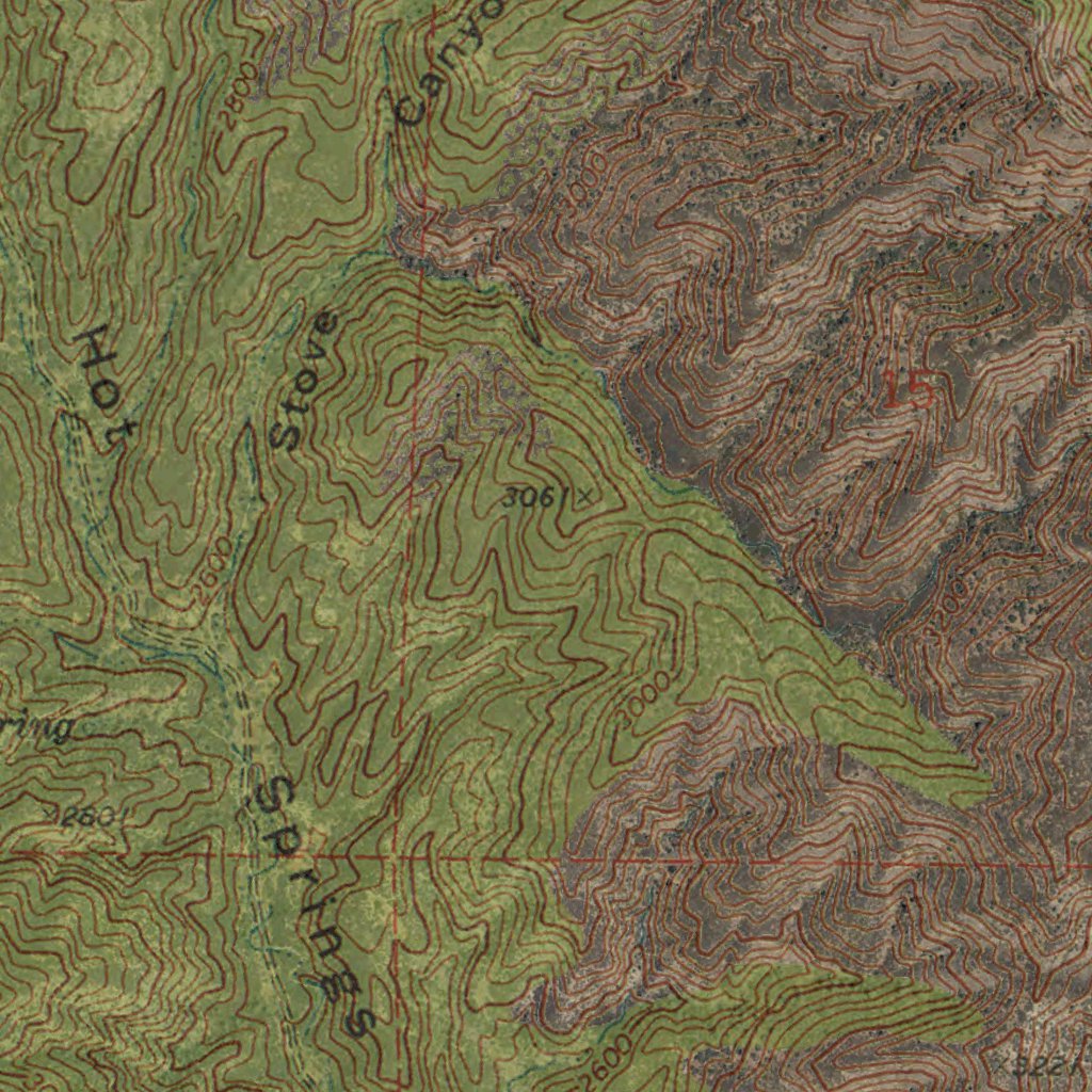 CA-Sherman Peak: GeoChange 1967-2012 Map by Western Michigan University ...