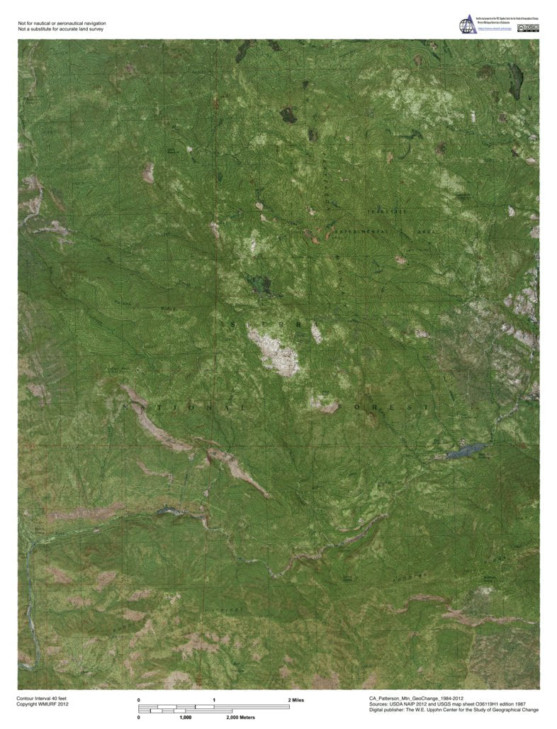 CA-Patterson Mtn: GeoChange 1984-2012 Map by Western Michigan ...