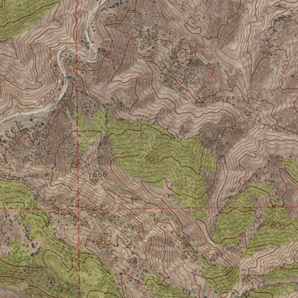 CA-Curry Mountain: GeoChange 1967-2012 Map by Western Michigan ...