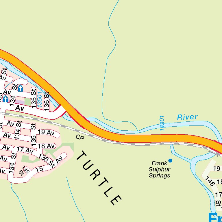 Blairmore and Frank, AB Map by Mapmobility Corp. | Avenza Maps