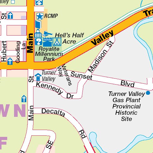Turner Valley, AB Map by Mapmobility Corp. | Avenza Maps