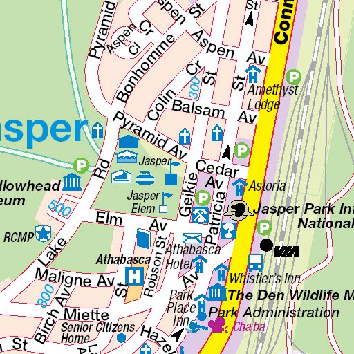 Jasper, AB Map by Mapmobility Corp. | Avenza Maps