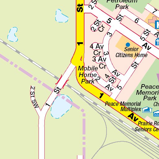 Wainwright, AB Map by Mapmobility Corp. | Avenza Maps
