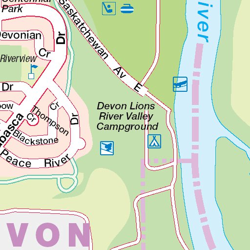 Devon, AB Map by Mapmobility Corp. | Avenza Maps