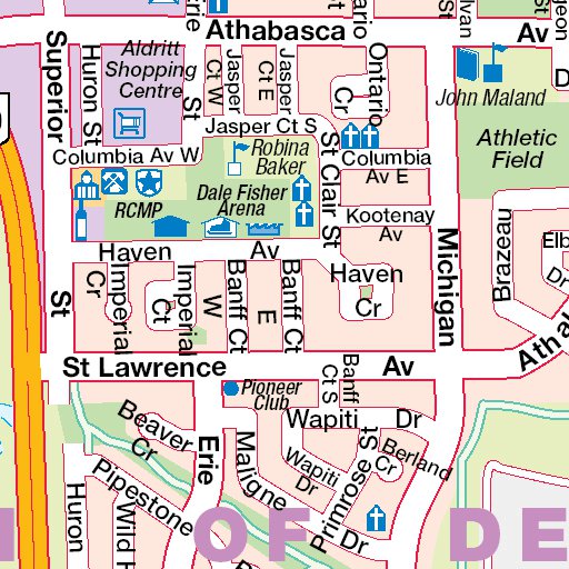 Devon, AB Map by Mapmobility Corp. | Avenza Maps