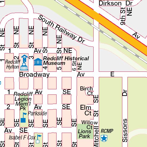 Redcliff, AB Map by Mapmobility Corp. | Avenza Maps