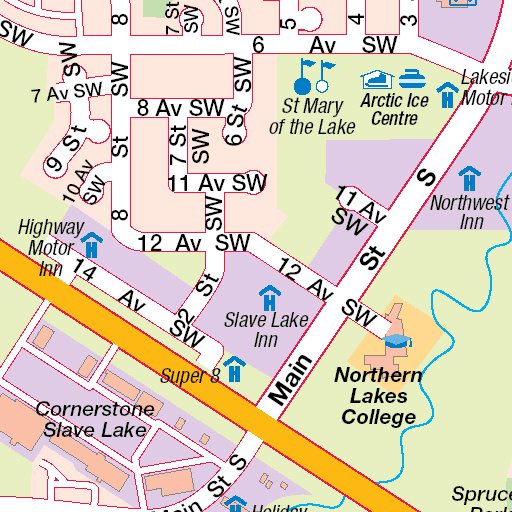 Slave Lake, AB Map by Mapmobility Corp. | Avenza Maps
