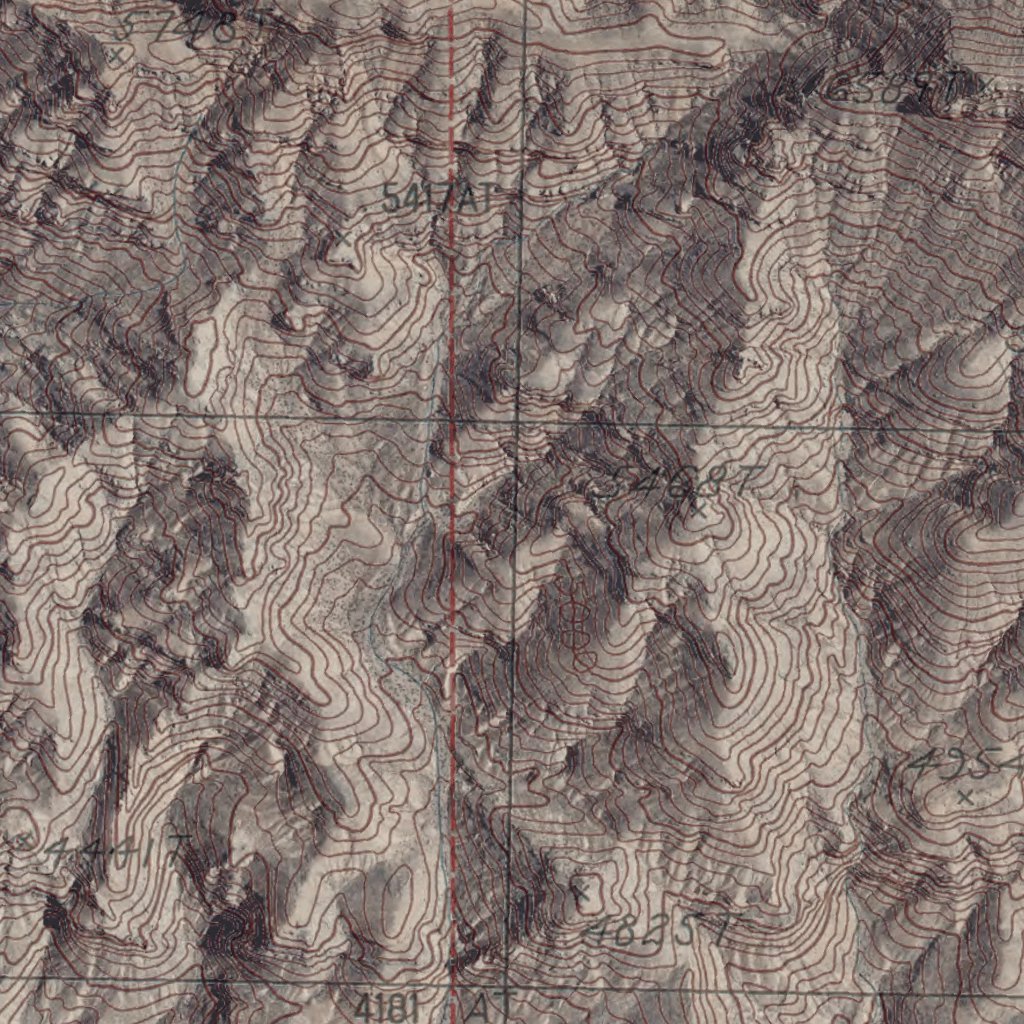 NV-Gass Peak: GeoChange 1980-2010 Map by Western Michigan University ...