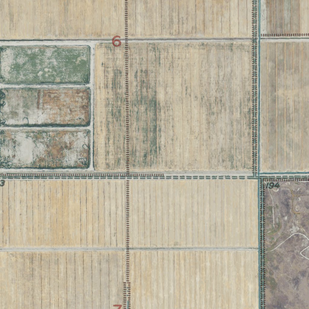 CA-Hacienda Ranch NE: GeoChange 1950-2012 Map by Western Michigan ...
