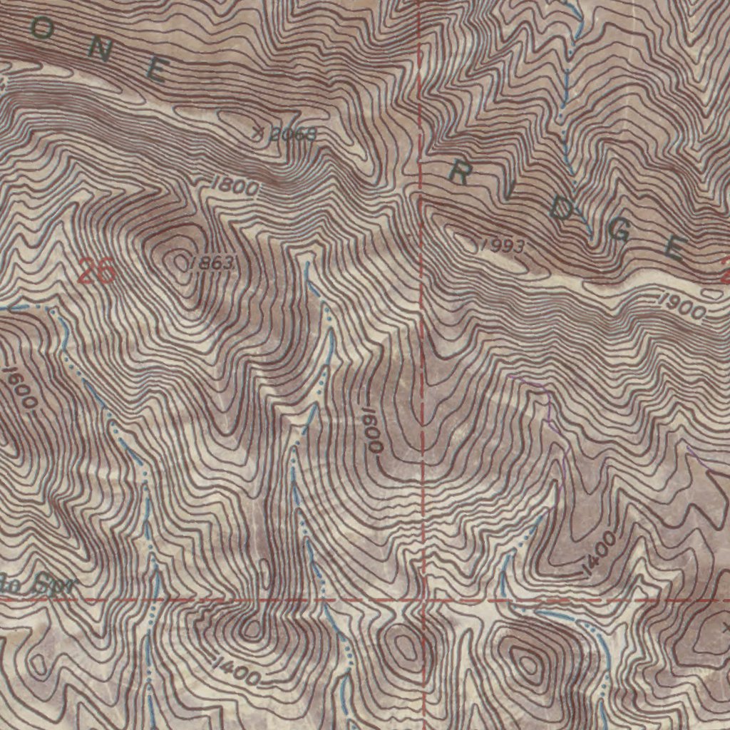 CA-Sawtooth Ridge: GeoChange 1959-2012 Map by Western Michigan ...