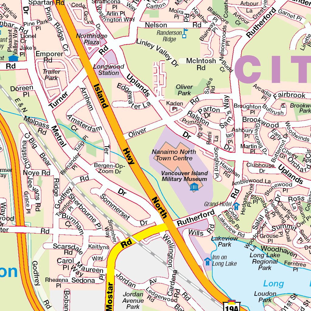 Nanaimo, BC Map by Mapmobility Corp. | Avenza Maps