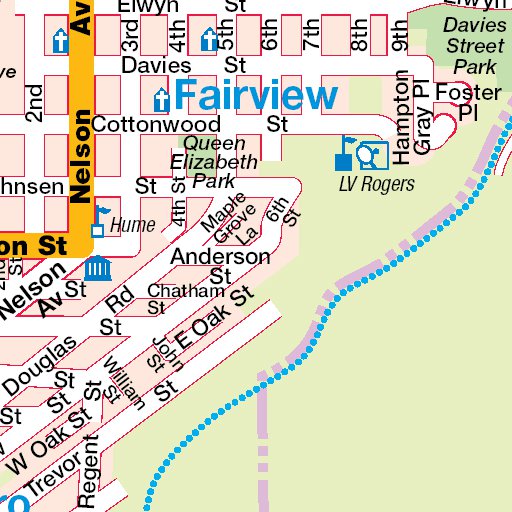 Nelson, BC Map by Mapmobility Corp. | Avenza Maps