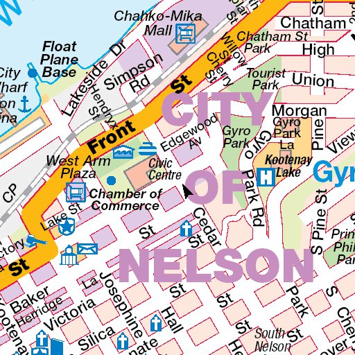 Nelson, BC Map by Mapmobility Corp. | Avenza Maps
