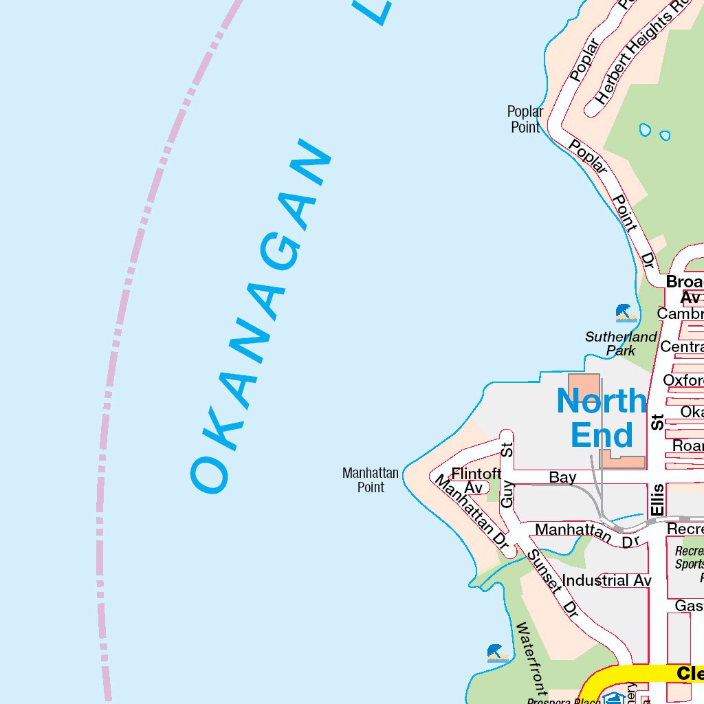 Kelowna, BC Map by Mapmobility Corp. | Avenza Maps