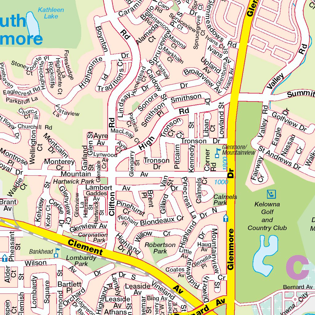 Kelowna, BC Map by Mapmobility Corp. | Avenza Maps