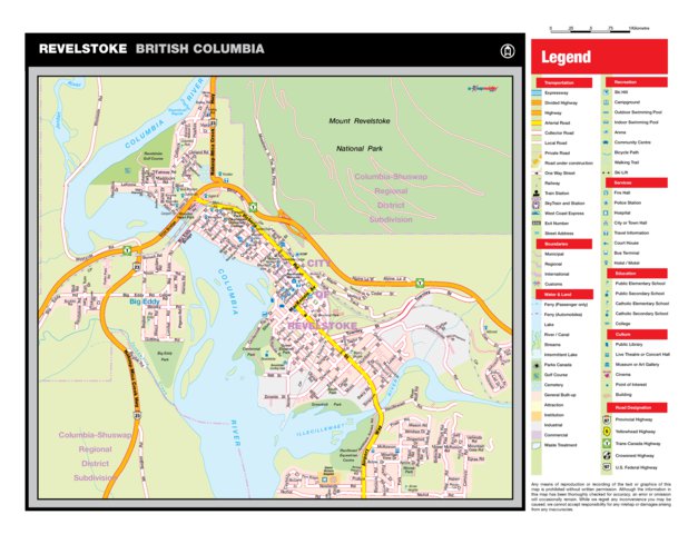 Revelstoke, BC Map by Mapmobility Corp. | Avenza Maps
