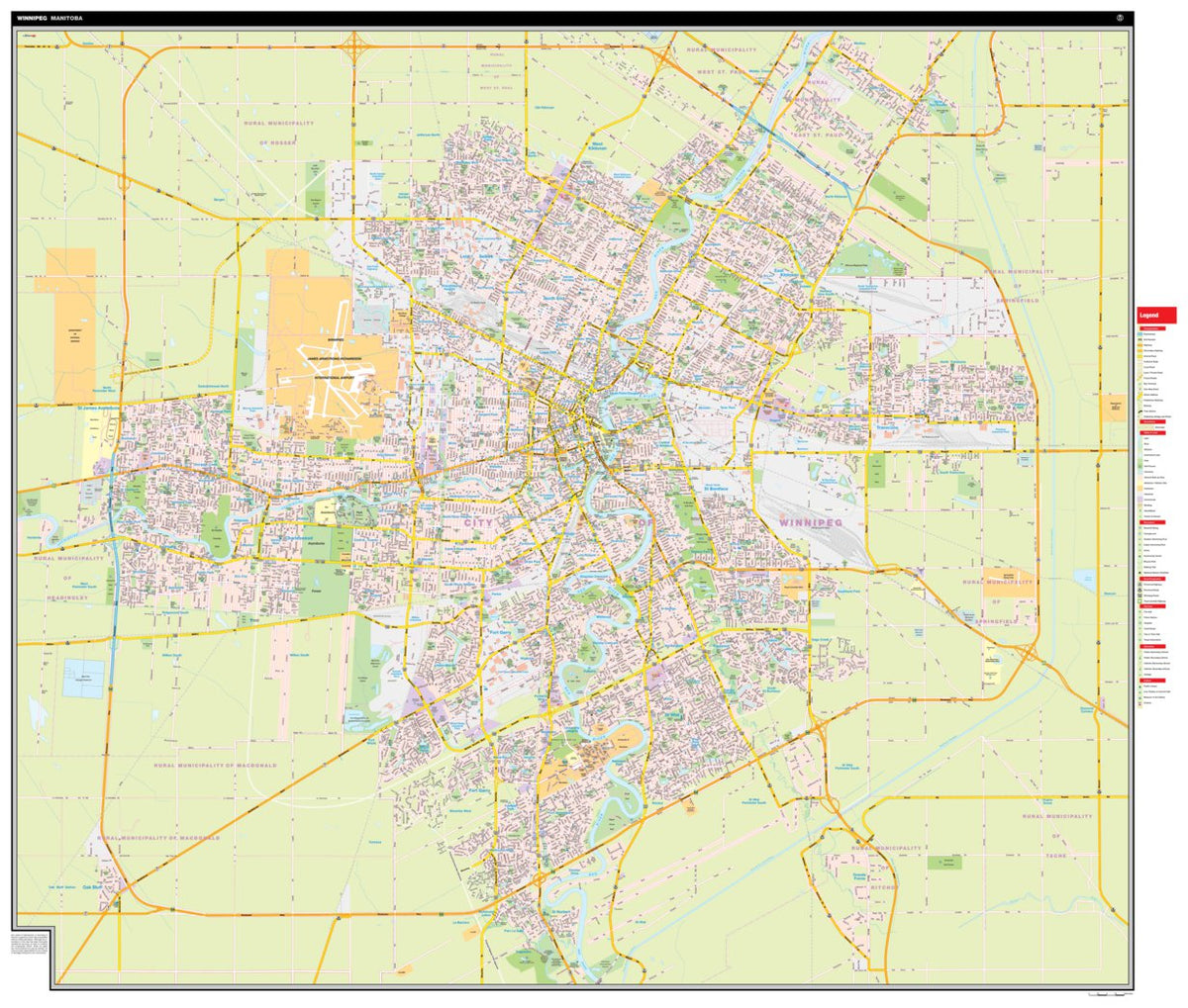 Winnipeg, MB Map by Mapmobility Corp. | Avenza Maps