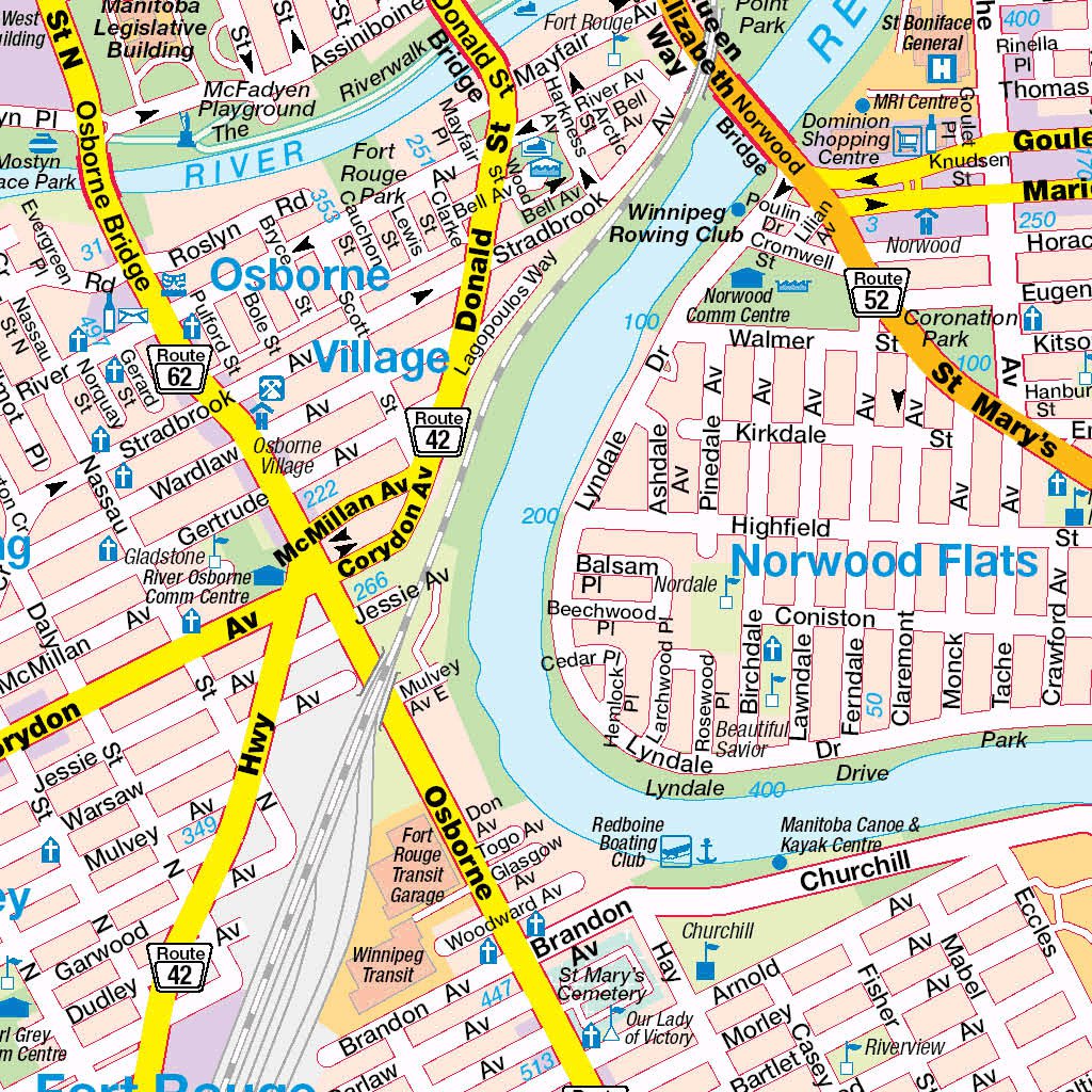 Winnipeg, MB Map by Mapmobility Corp. | Avenza Maps