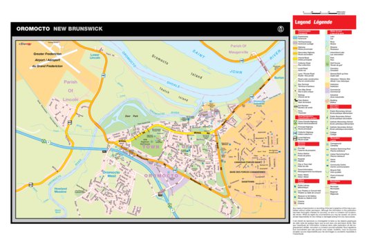 Oromocto, NB Map by Mapmobility Corp. | Avenza Maps