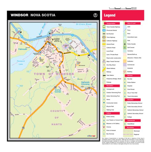 Windsor, NS Map by Mapmobility Corp. | Avenza Maps