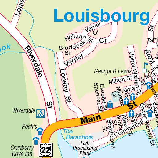 Louisbourg, NS Map by Mapmobility Corp. | Avenza Maps