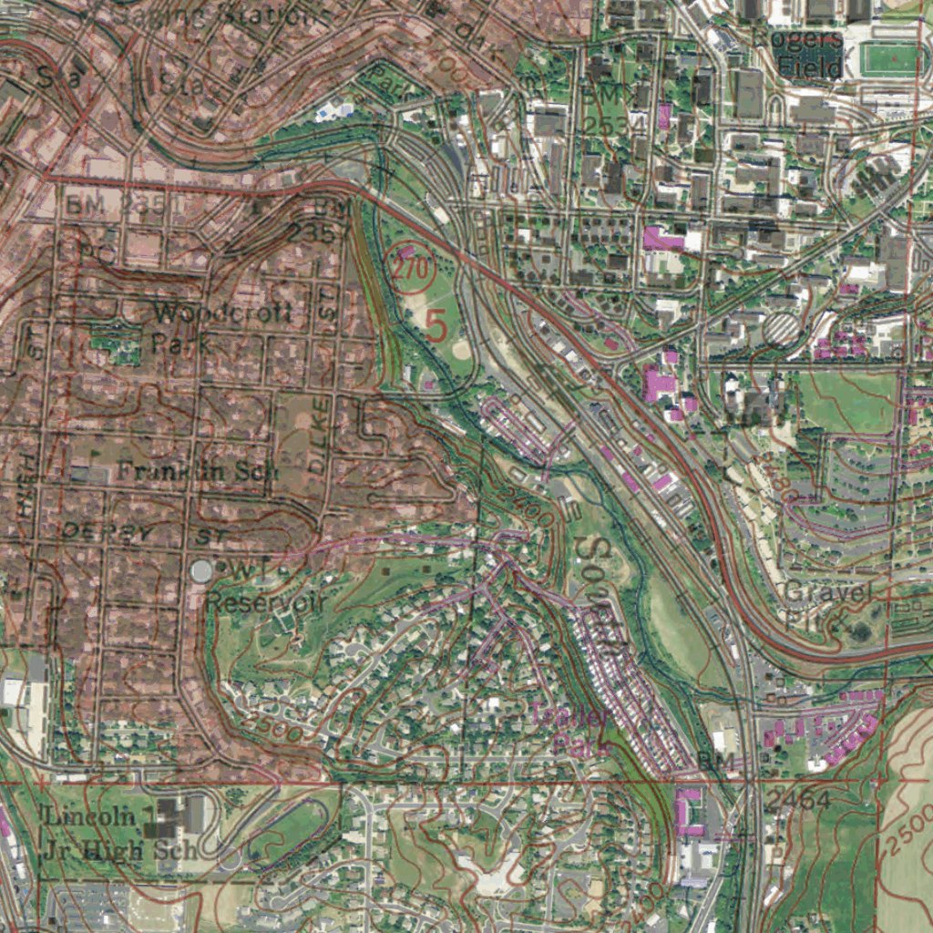 WA-Pullman: GeoChange 1961-2011 Map by Western Michigan University ...