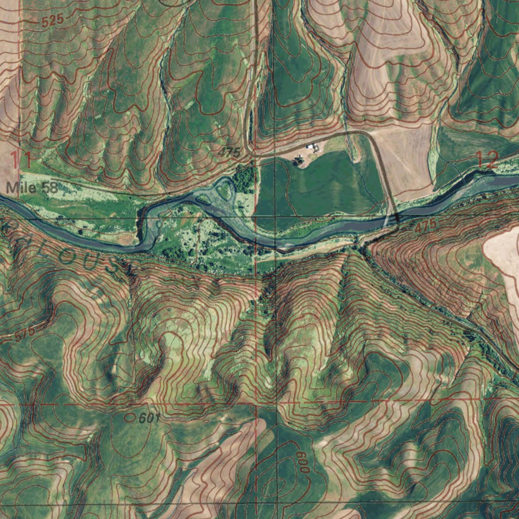 WA-Endicott: GeoChange 1975-2011 Map by Western Michigan University ...