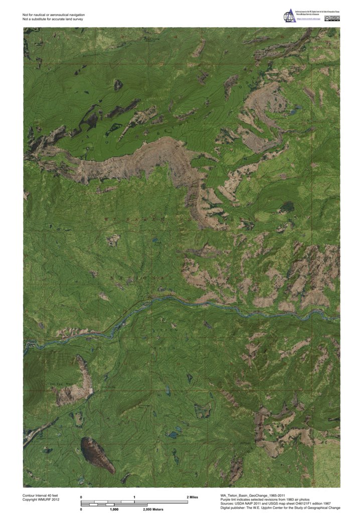 WA-Tieton Basin: GeoChange 1965-2011 Map by Western Michigan University ...