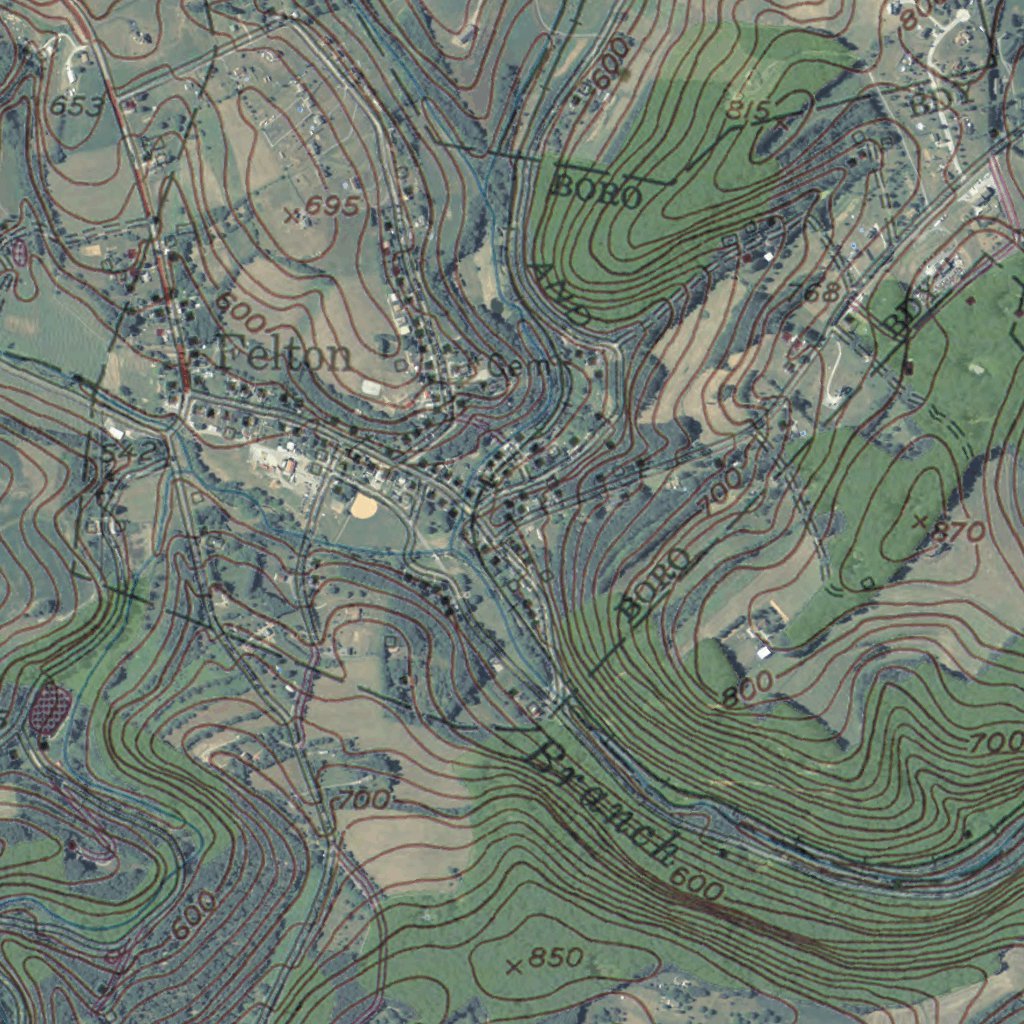 PA-Stewartstown: GeoChange 1952-2010 Map by Western Michigan University ...