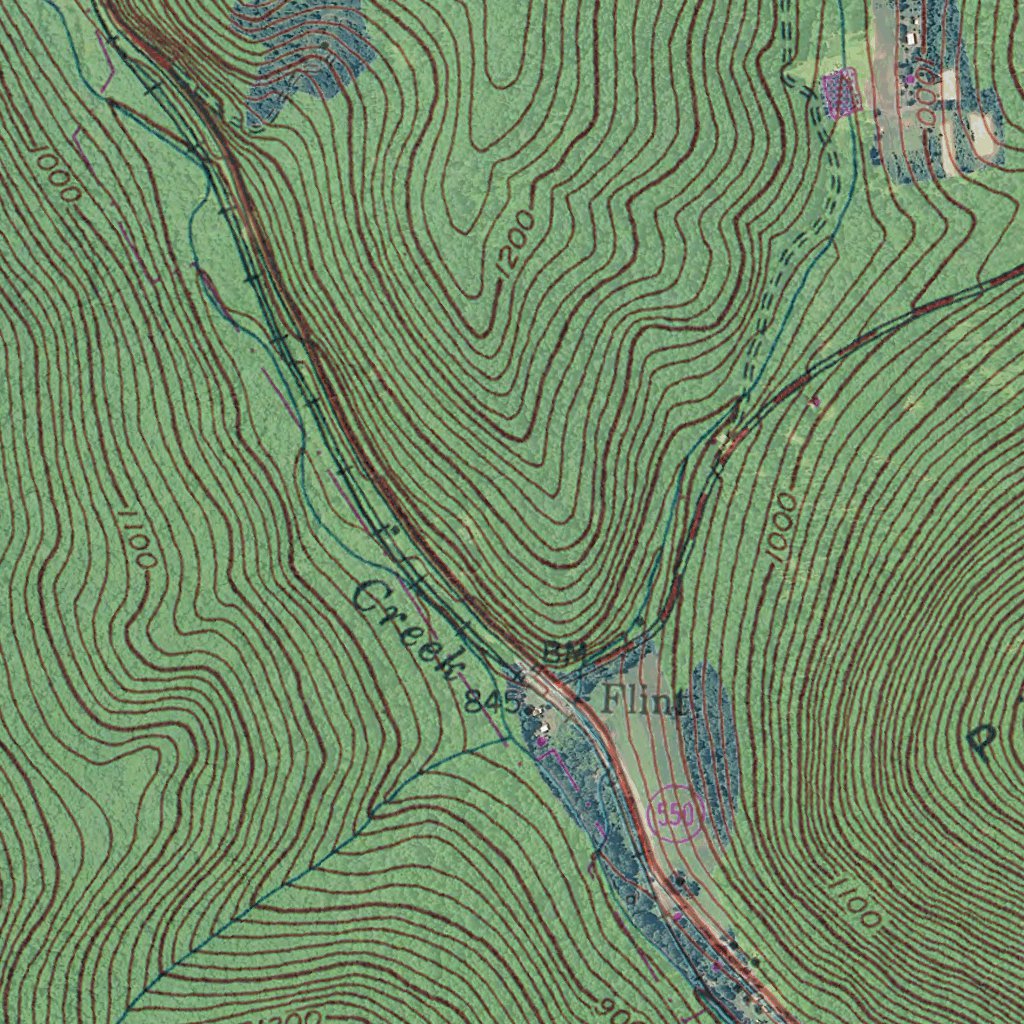 PA-MD-Blue Ridge Summit: GeoChange 1943-2012 Map by Western Michigan ...
