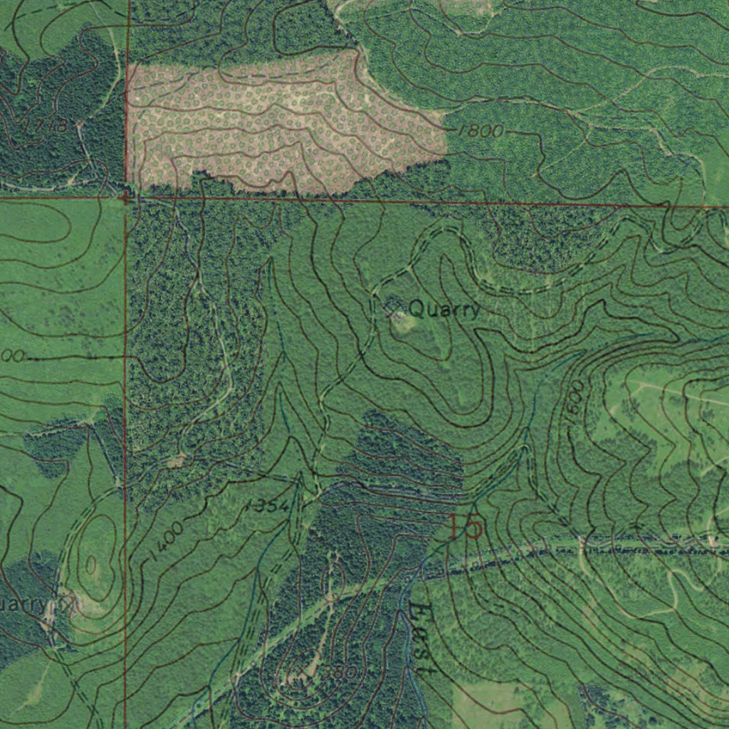 OR-Walterville: GeoChange 1965-2012 Map by Western Michigan University ...