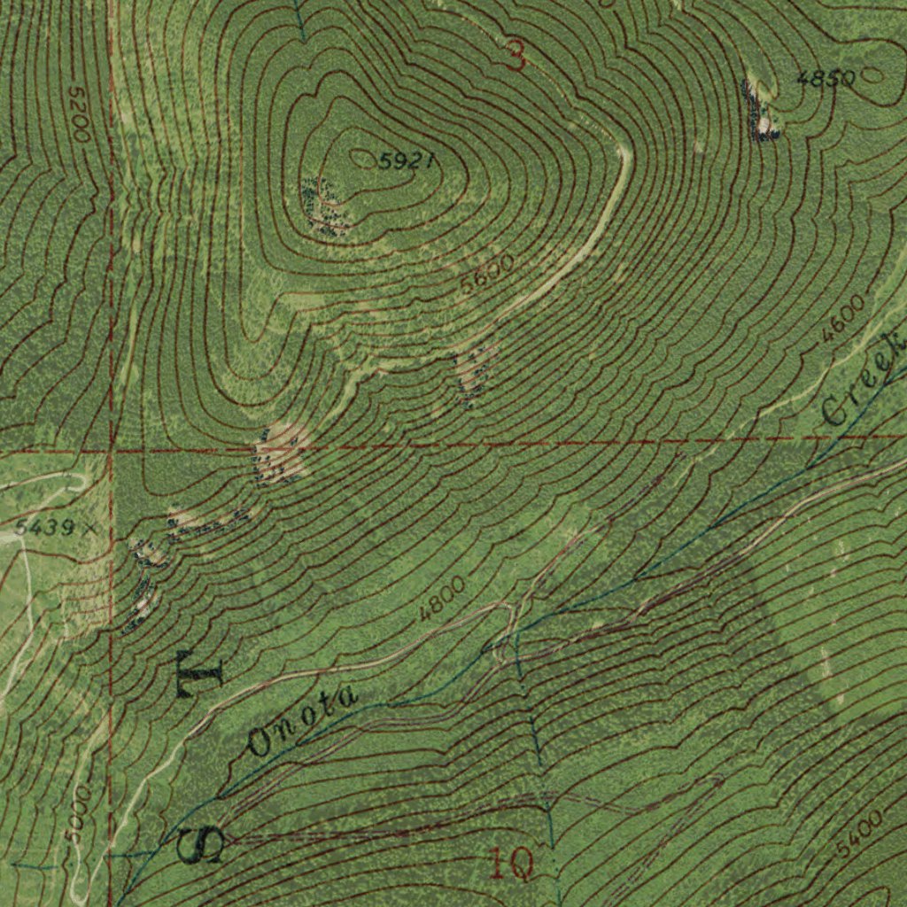 WA-Monumental Mountain: GeoChange 1966-2011 Map by Western Michigan ...