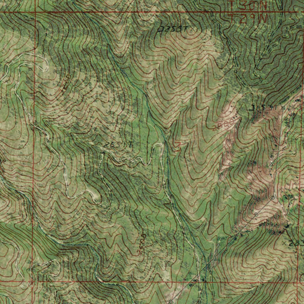 WA-Keller Butte: GeoChange 1983-2011 Map by Western Michigan University ...