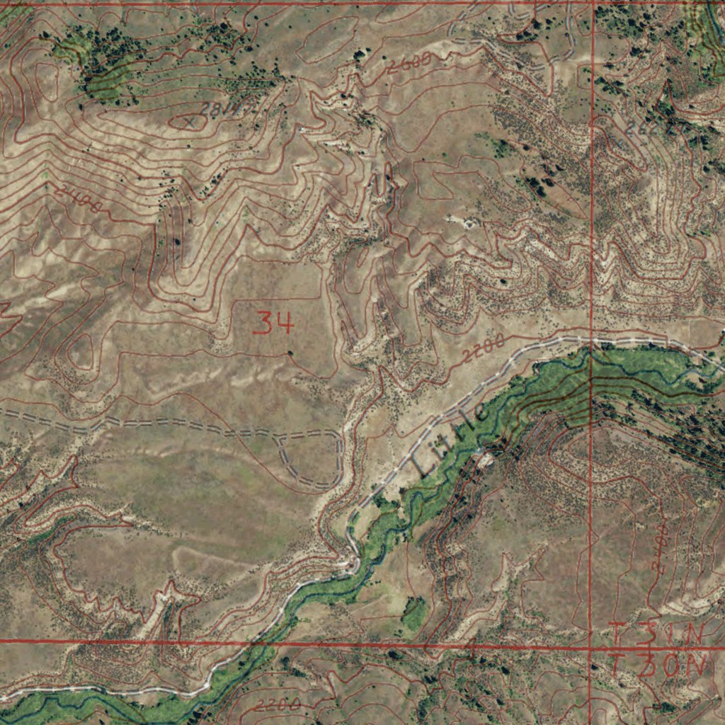 WA-Nespelem: GeoChange 1983-2011 Map by Western Michigan University ...
