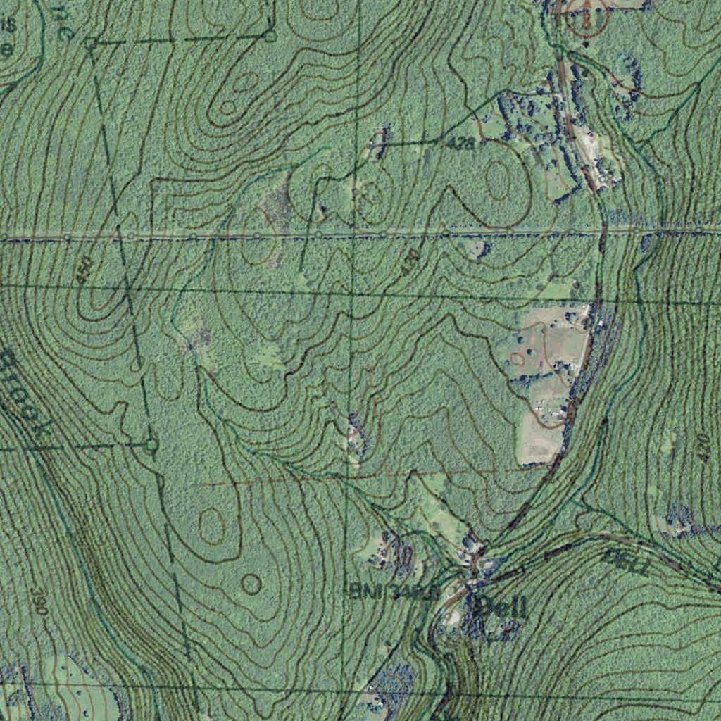 MA-VT-Rowe East: GeoChange 1982-2012 Map by Western Michigan University ...