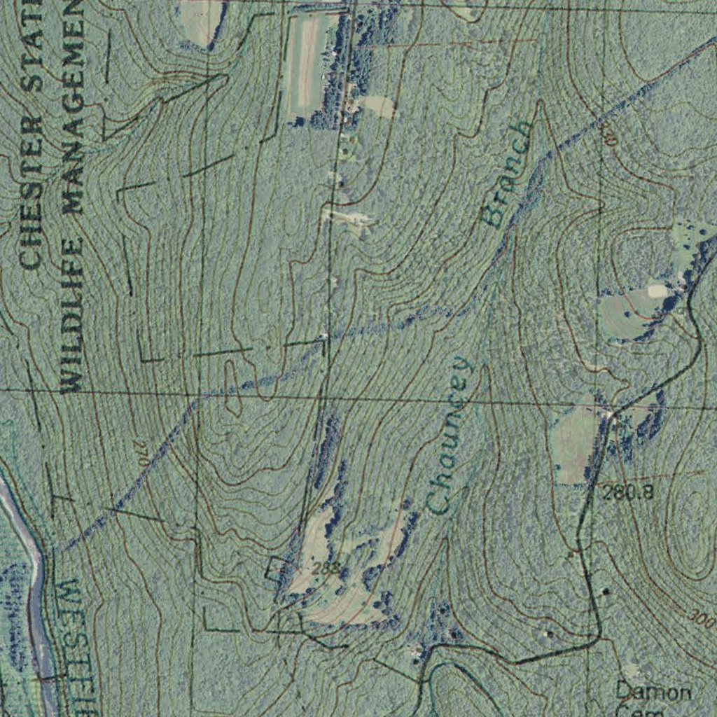 MA-Chester East: GeoChange 1980-2012 Map by Western Michigan University ...