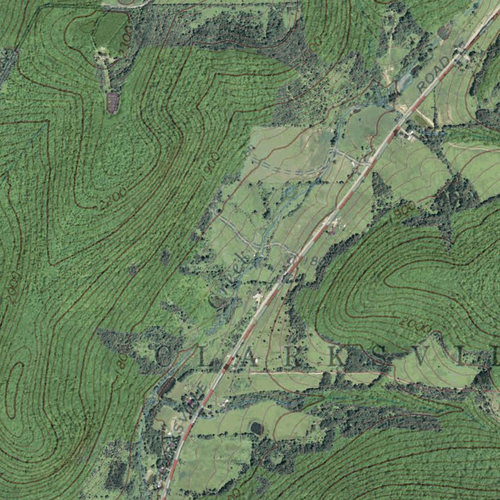 NY-Friendship: GeoChange 1963-2011 Map by Western Michigan University ...
