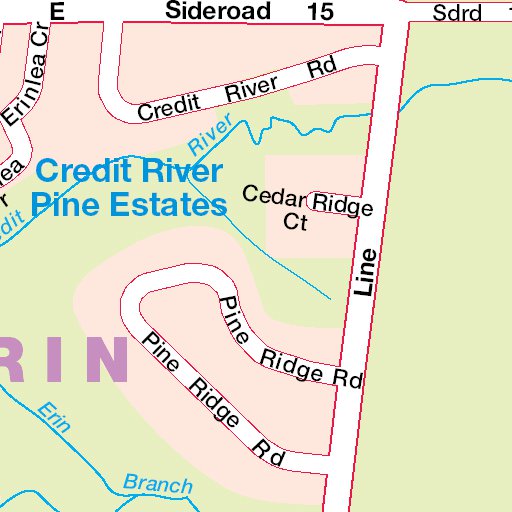 Erin, ON Map by Mapmobility Corp. | Avenza Maps