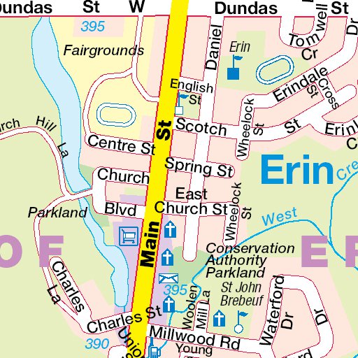 Erin, ON Map by Mapmobility Corp. | Avenza Maps