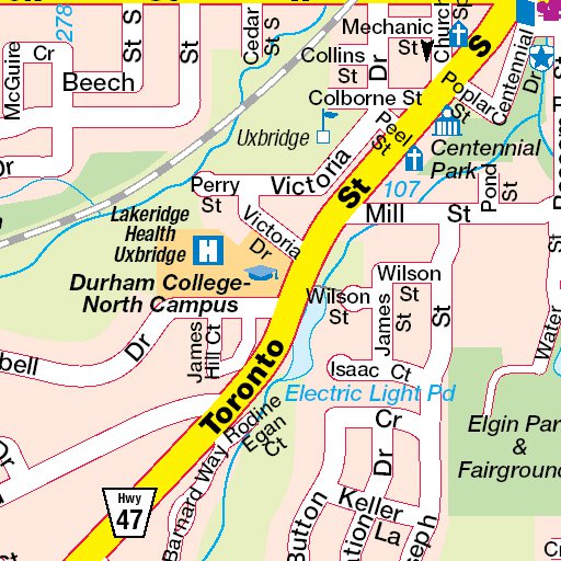 Uxbridge, ON Map by Mapmobility Corp. | Avenza Maps