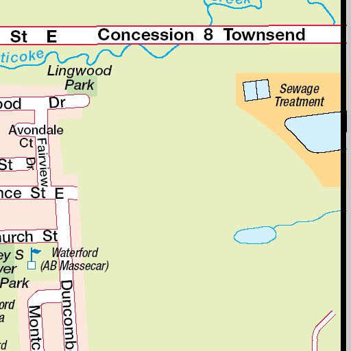 Waterford, ON Map by Mapmobility Corp. | Avenza Maps