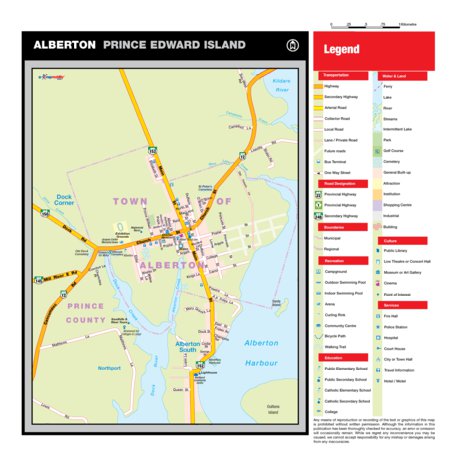 Alberton, PEI Map by Mapmobility Corp. | Avenza Maps