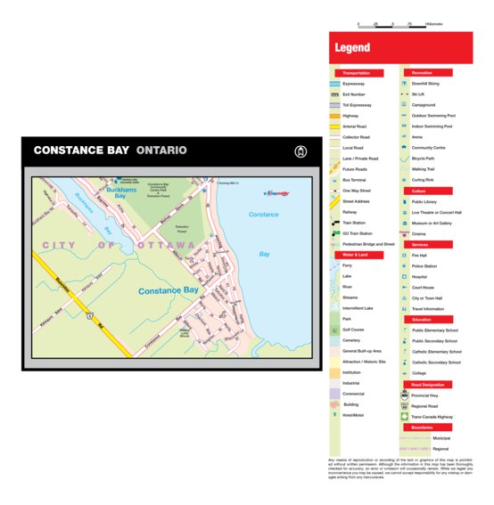 Constance Bay, ON Map by Mapmobility Corp. | Avenza Maps